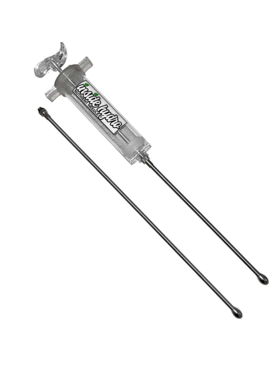 Nutrient Needle Kit (8" & 12" Needle) 100ml Nutrient Syringe